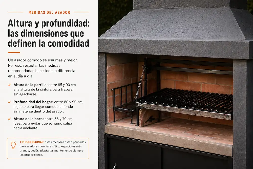 Cómo hacer un asador de material: medidas, tiraje y guía completa ...